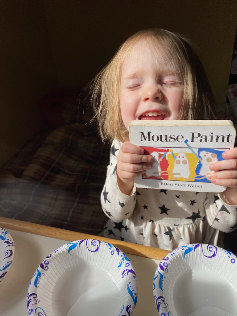 Mouse Paint Review/Activity – Up the Mountain